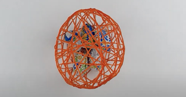 Easy Crafted DIY Easter String Eggs Tutorial