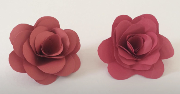 Easy Realistic Valentine's Paper Roses