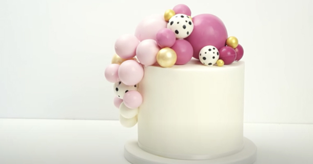 Perfect Sphere Balloon Cake DIY