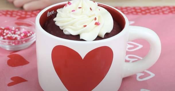 DIY Red Velvet Mug Cake Recipe