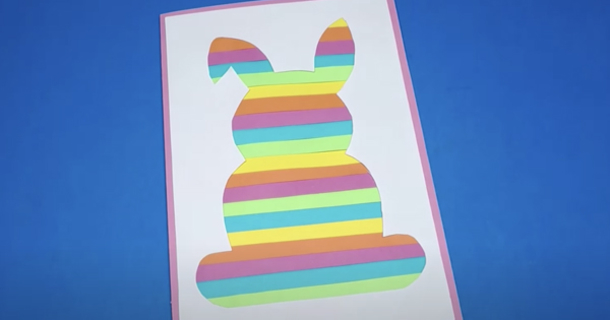 DIY Kids Easter Bunny Card for Kids to Make