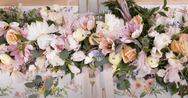 Fresh Spring Flower Easter Garland Tutorial