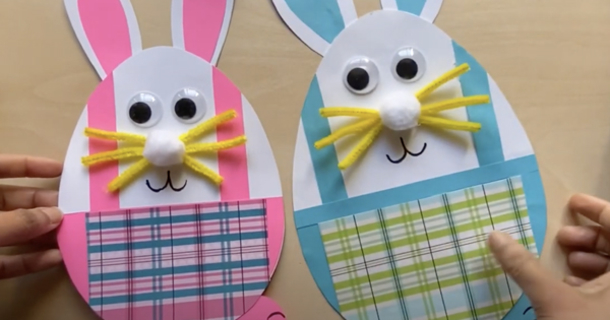 Paper Rabbit DIY Crafts For Easter