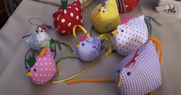 DIY Easter Chicks Sewing Decor Tutorial