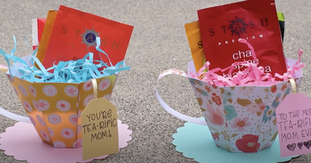 Mother's Day DIY 3D Paper Tea Cup Tutorial