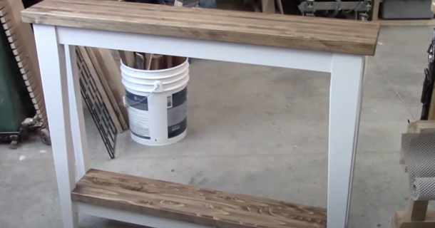 How To Build A Beautiful Hall Table