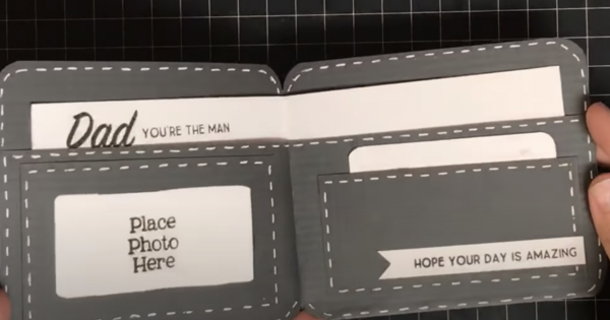 How To Make A Father's Day Wallet Card
