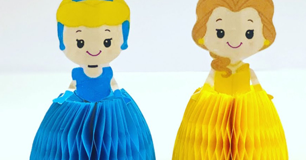 DIY Paper Disney Princess Doll