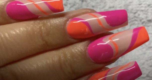 Abstract DIY Swirl Nail Tutorial