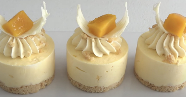DIY Mini Mango Cheesecake Recipe