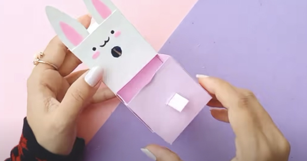 DIY Paper Sharpener And Eraser Box Craft