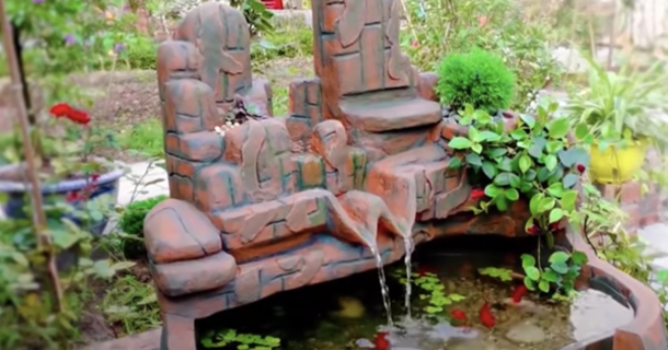 How To Build A Brick Waterfall Aquarium