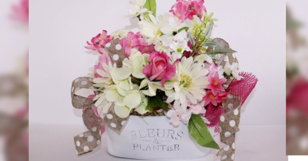 Adorable Floral Dollar Tree Flower Arrangement