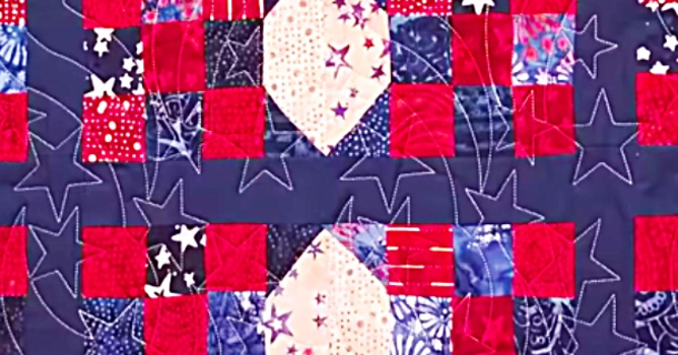 DIY Star-Sashed 9-Patch Quilt Tutorial