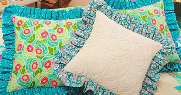DIY Ruffled Pillow Sham Tutorial