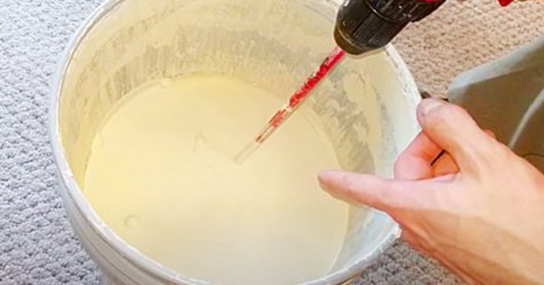 How To Stir Paint Correctly Using A Drill