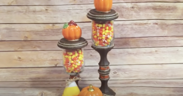 Lovely Fall Pumpkins Candy Holders DIY Project