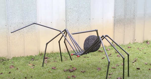 PVC Huge Spider Halloween Decor Tutorial