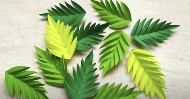 How To Make A Traditional Paper Rose Leaf