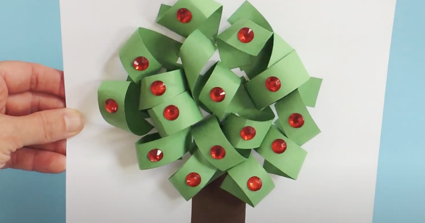 Kids 3D Apple Tree DIY Tutorial