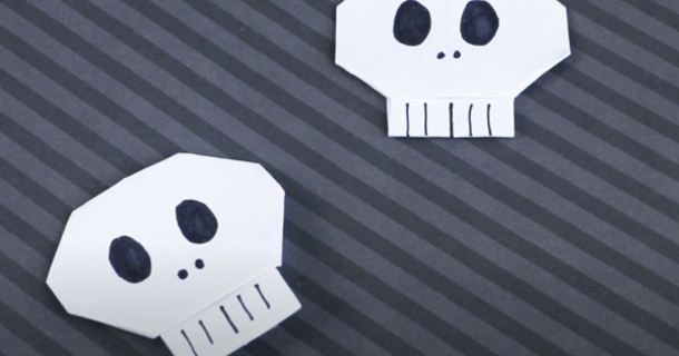 Super Easy Origami Skull Tutorial