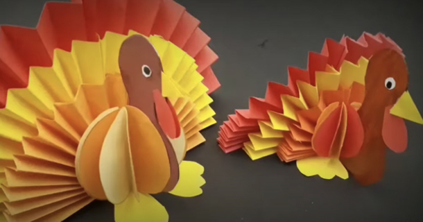 Easy Paper Turkey Craft DIY
