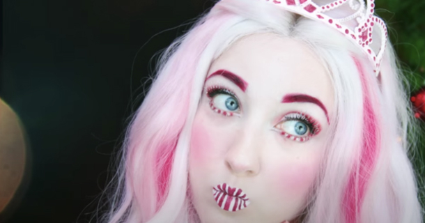 How To Become A Peppermint Princess Using This Super Cute Makeup Tutorial