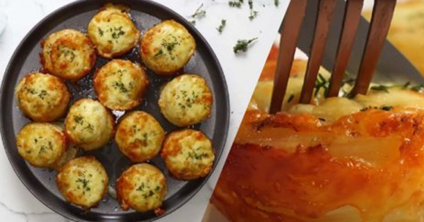 DIY Mini Potato Gratin Stacks Recipe