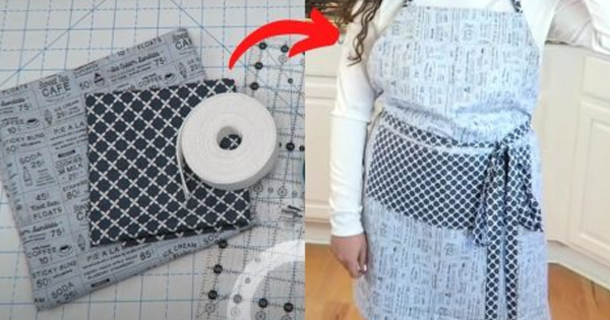 Easy To Make & Adjustable Apron Tutorial