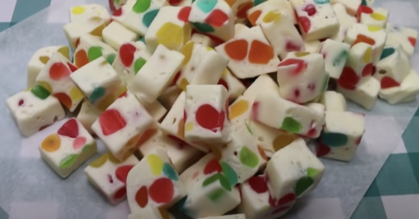 Old Fashioned 4 Ingredient Jelly Nougat Candy Recipe