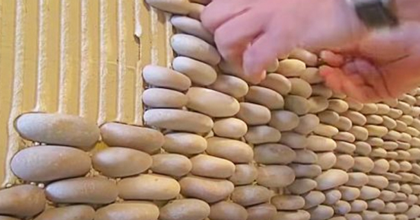 How To Build A River Rock Accent Wall