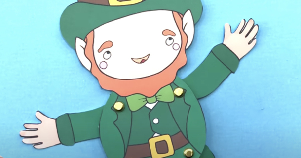 How To Make A Leprechaun Paper Puppet For St Patrick's Day