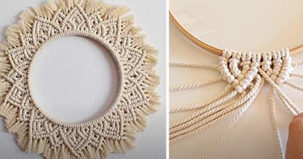 Elegant Macrame Mandala Wall Hanging DIY