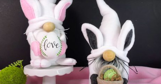 Adorable Easter Bunny Gnome Pattern