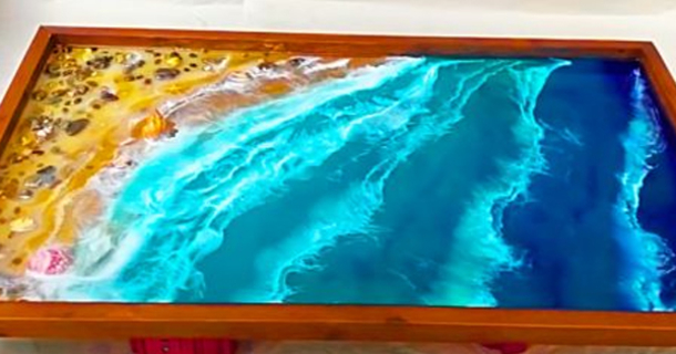How To Make A Beautiful Epoxy Resin Ocean Scene