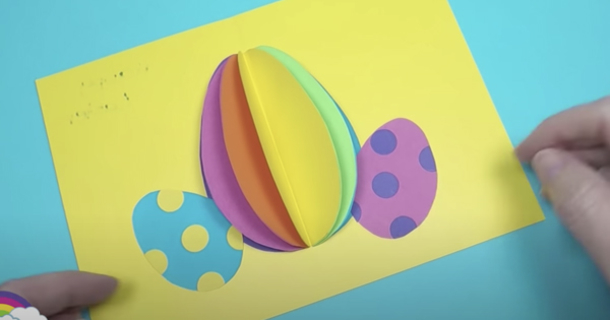 Kids DIY 3D Easter Egg Card