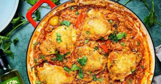 DIY Easy One Pan Chicken And Rice Recipe