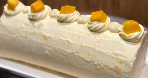 Summertime Mango Cake Roll Recipe