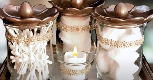 Fancy DIY Dollar Tree Vanity Set Tutorial