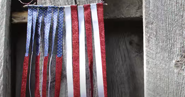 How To Make An American Ribbon Flag