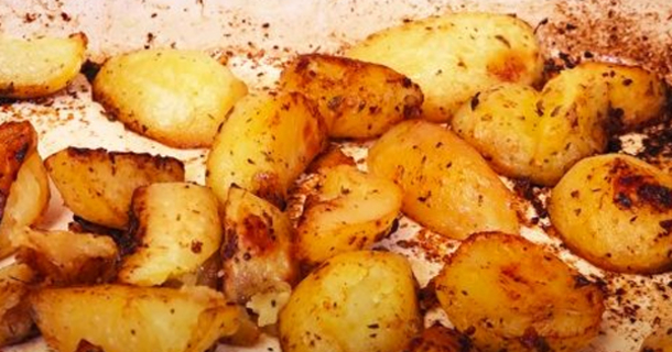 Crispy Greek Lemon Potato Recipe