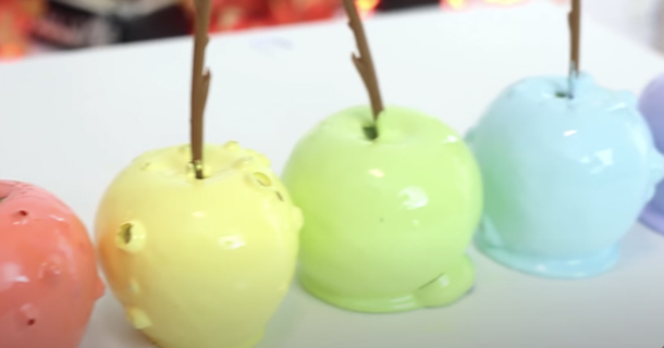 Hard Candy Coated Rainbow Candy Apple Recipe