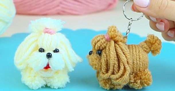 How To Make A Super Cute Dog Using Yarn