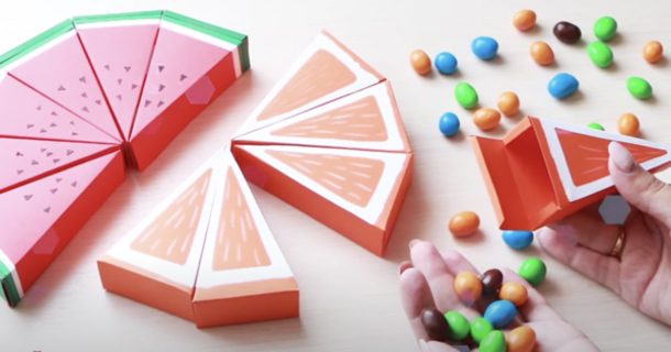 How To Make Fancy Fruit Boxes To Use As Candy And Gifts