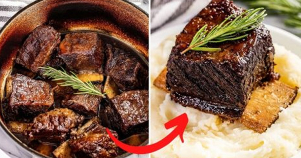 'Fall Off The Bone' Braised Beef Short Ribs Recipe