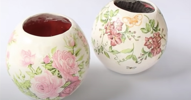 How To Create Flower Pot With Balloon And Plaster