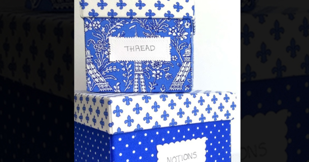 Creative Custom DIY Fabric Covered Boxes