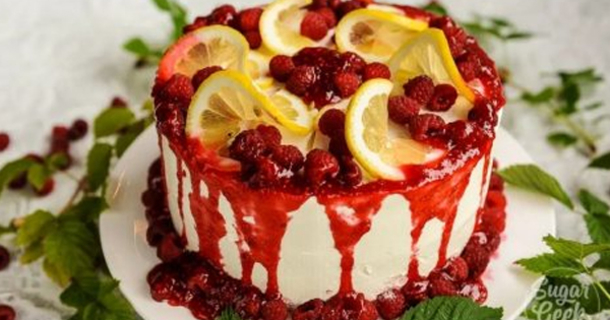 Flavorful Lemon Raspberry Layer Cake Recipe