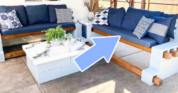 DIY Modern Cinder Block Bench Tutorial