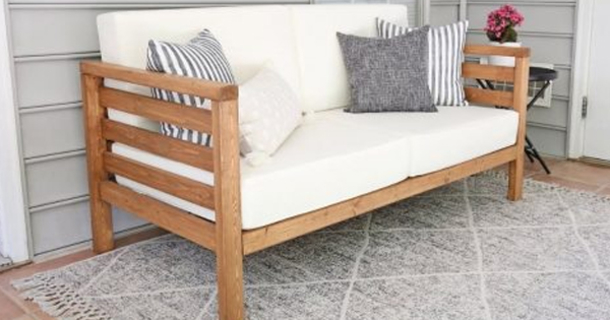 Fun & Easy To Follow Outdoor Couch Tutorial